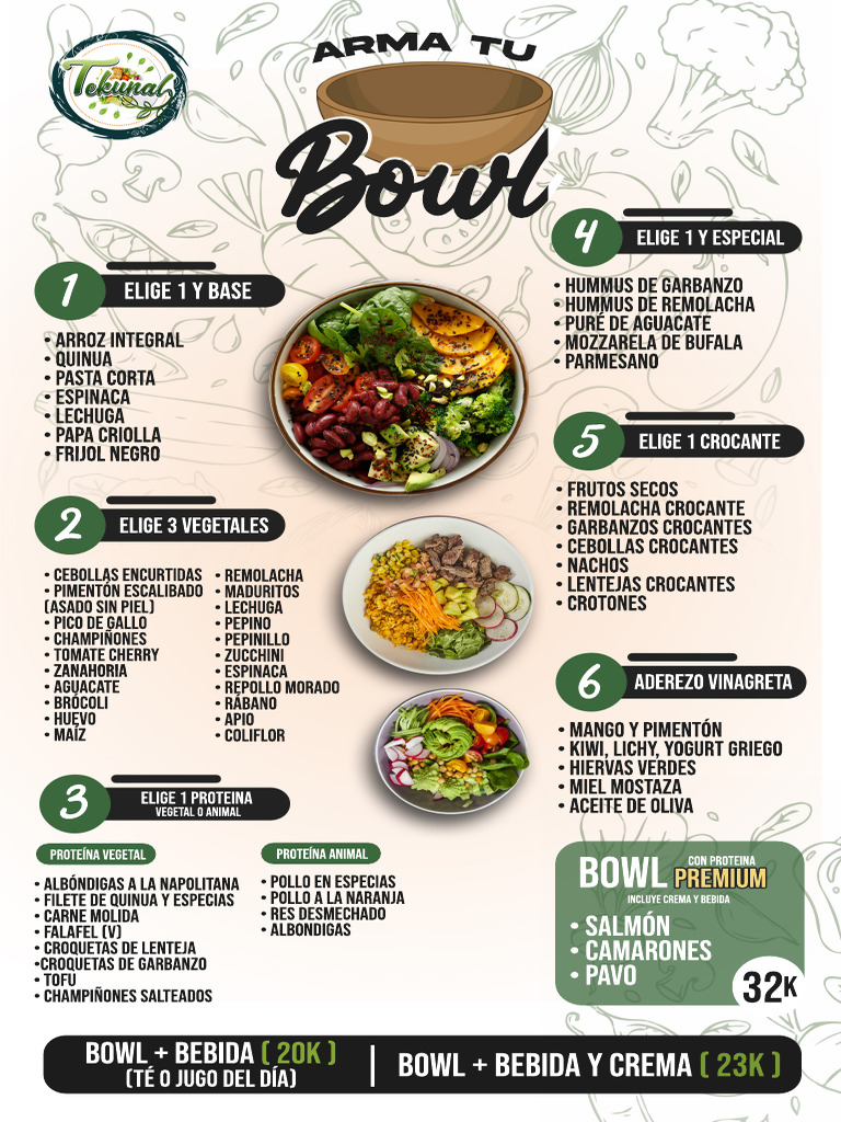 Arma Tu Bowl (Contenido) | PDF