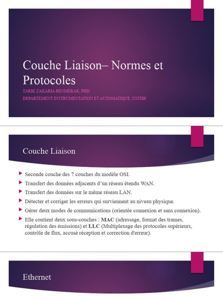 Chapitre 4 - Liaison | PDF