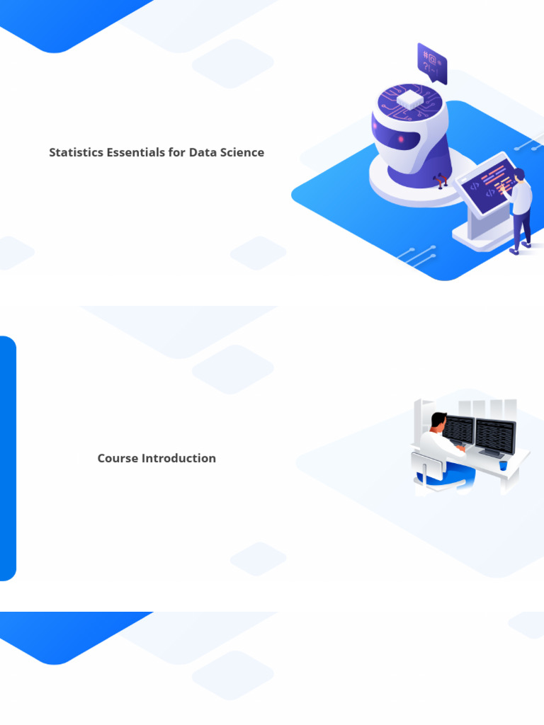Lesson 01 Course Introduction | PDF | Statistics | Data