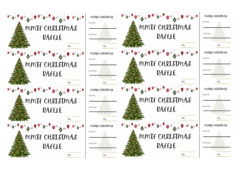 Chritmas Raffle | PDF