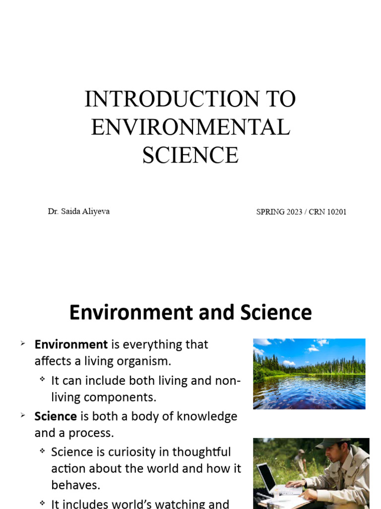 Environmental Sciences | PDF