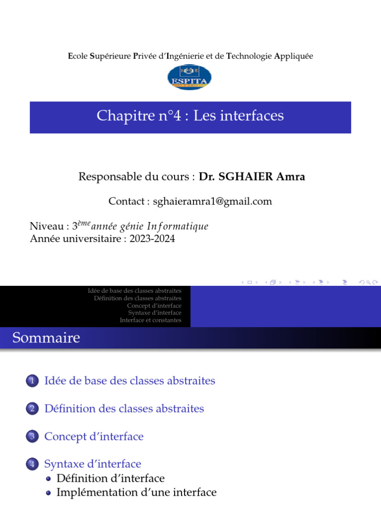 Chapitre 4 POO JAVA | PDF