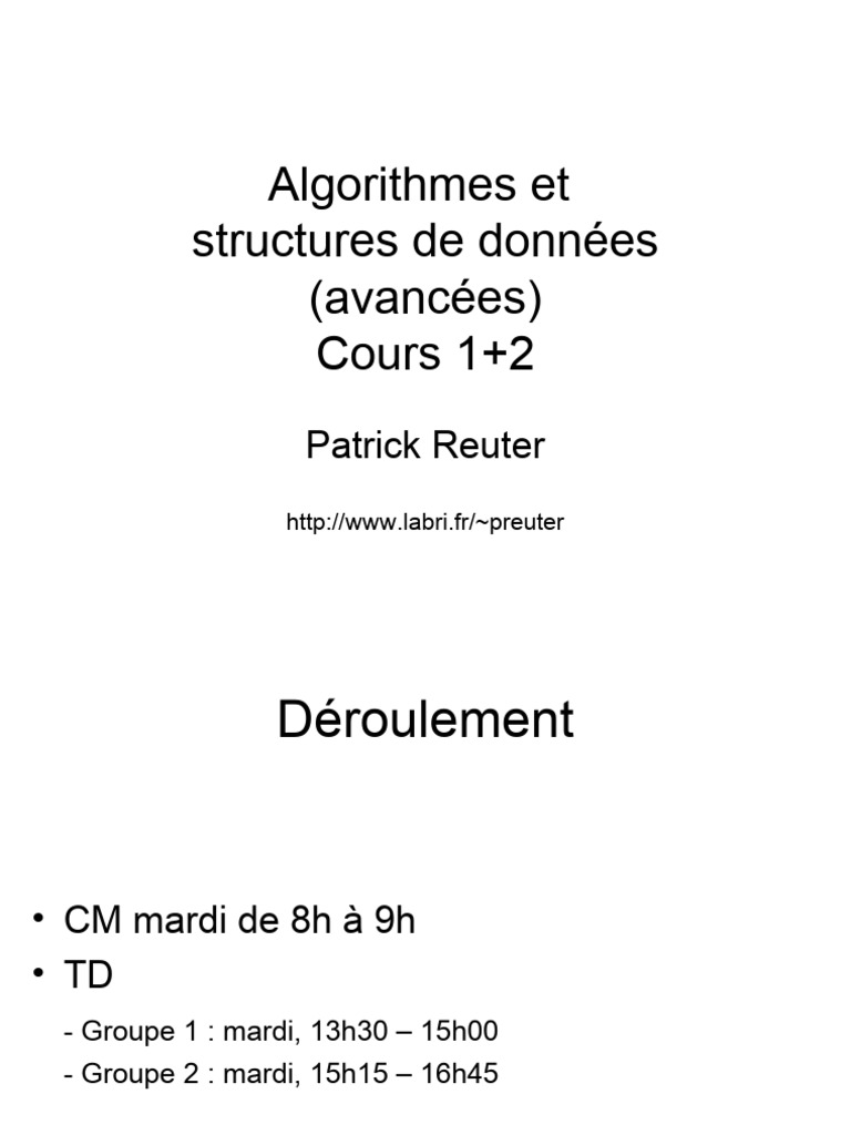 Cours1 2 | Télécharger gratuitement PDF | Structure de contrôle | Informatique