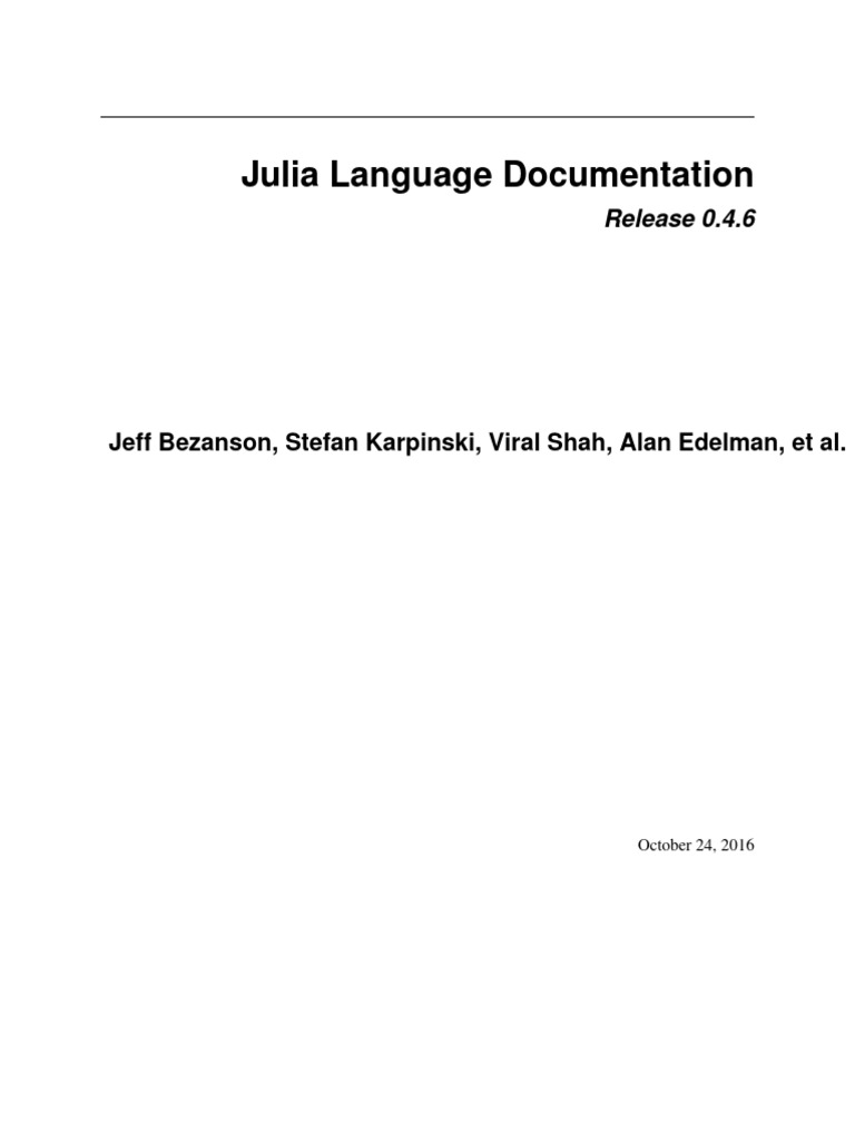 Julia WF | PDF | Integer (Computer Science) | Rounding