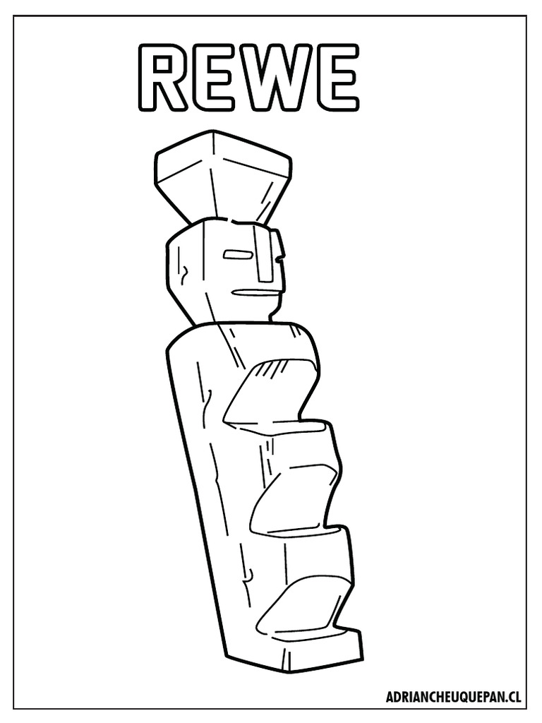 Rewe Mapuche Dibujo para Pintar | PDF