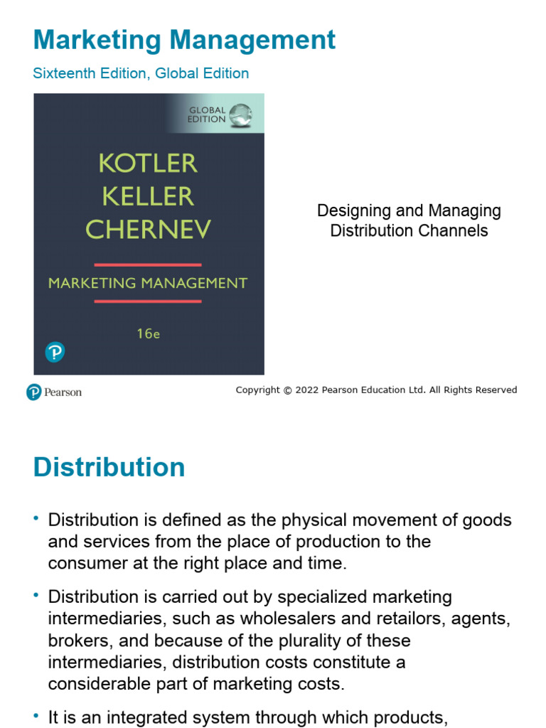 Designing and Managing Distribution Channels | PDF Designing and Managing Distribution Channels | PDF