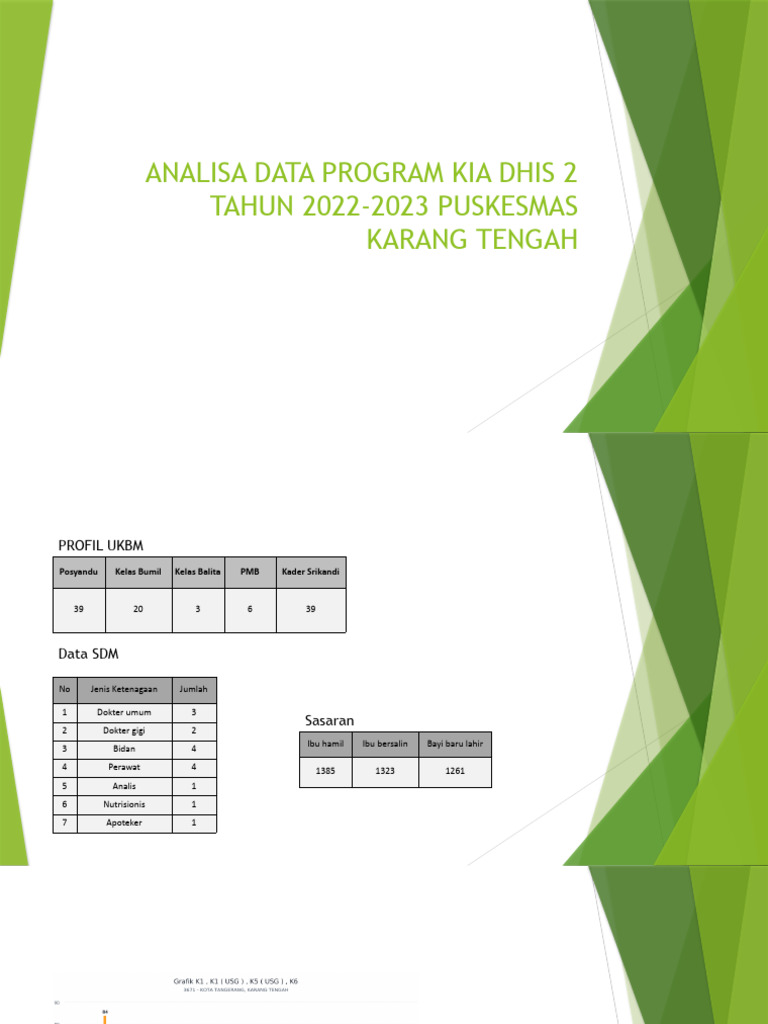 Analisa Data KIA Puskesmas Karang Tengah Kota Tangerang | PDF | Ilmu Sosial