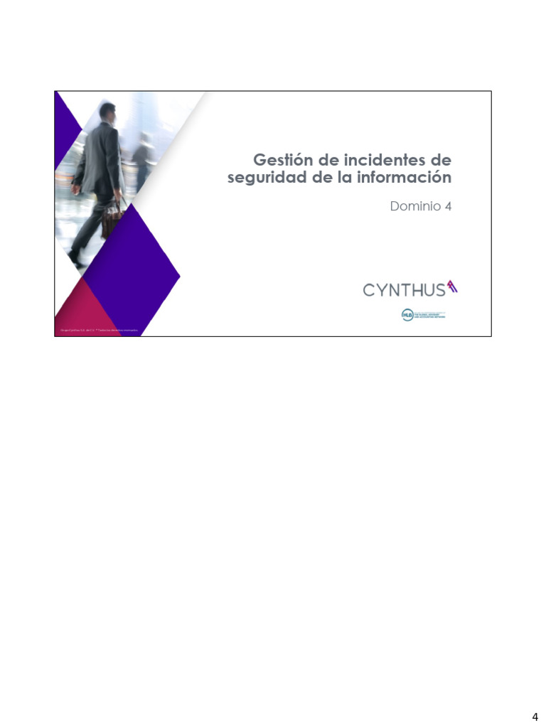 Participante CISM-Dom4 | PDF | Seguridad de información | Planificación
