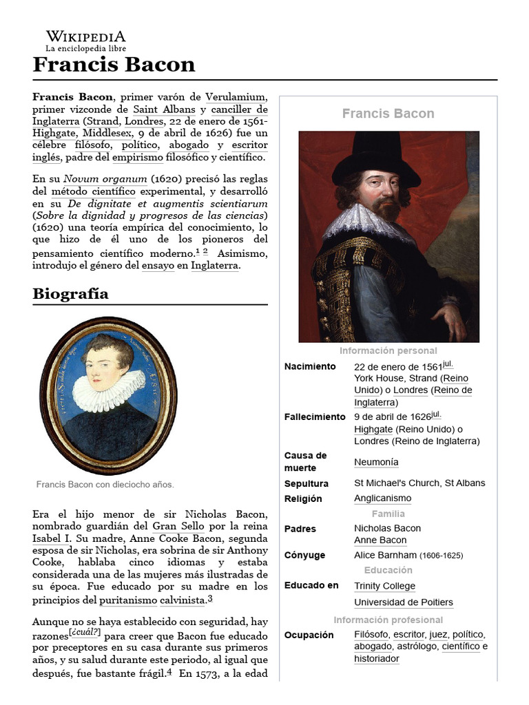 Francis Bacon | PDF