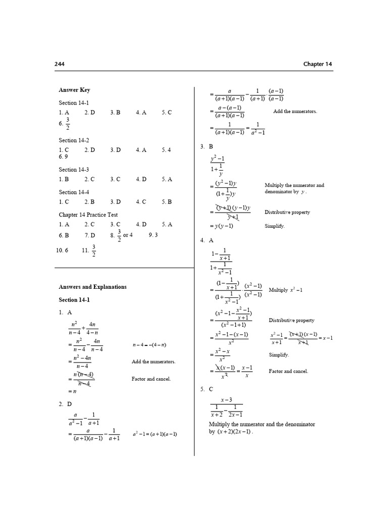 Rational Expressions | PDF