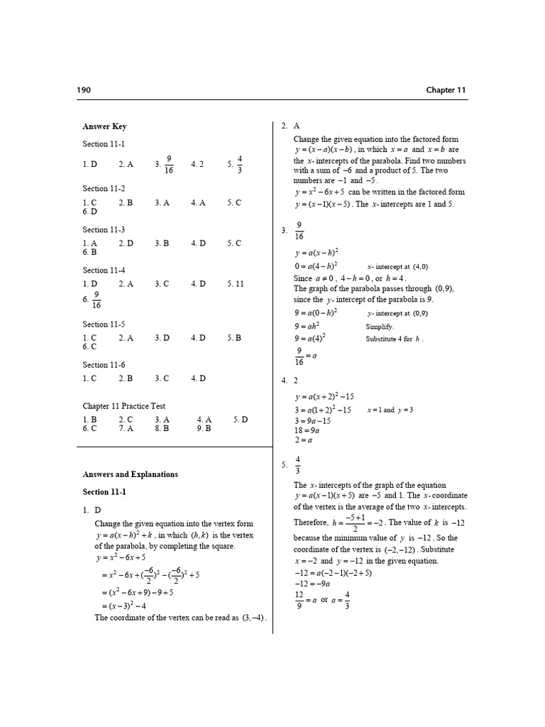 Quadratic Functions | PDF | Mathematics | Mathematical Objects