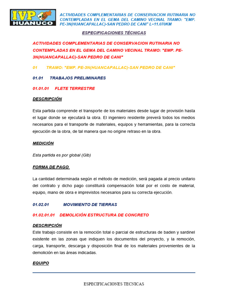 EE - TT. Tramo 05 | PDF