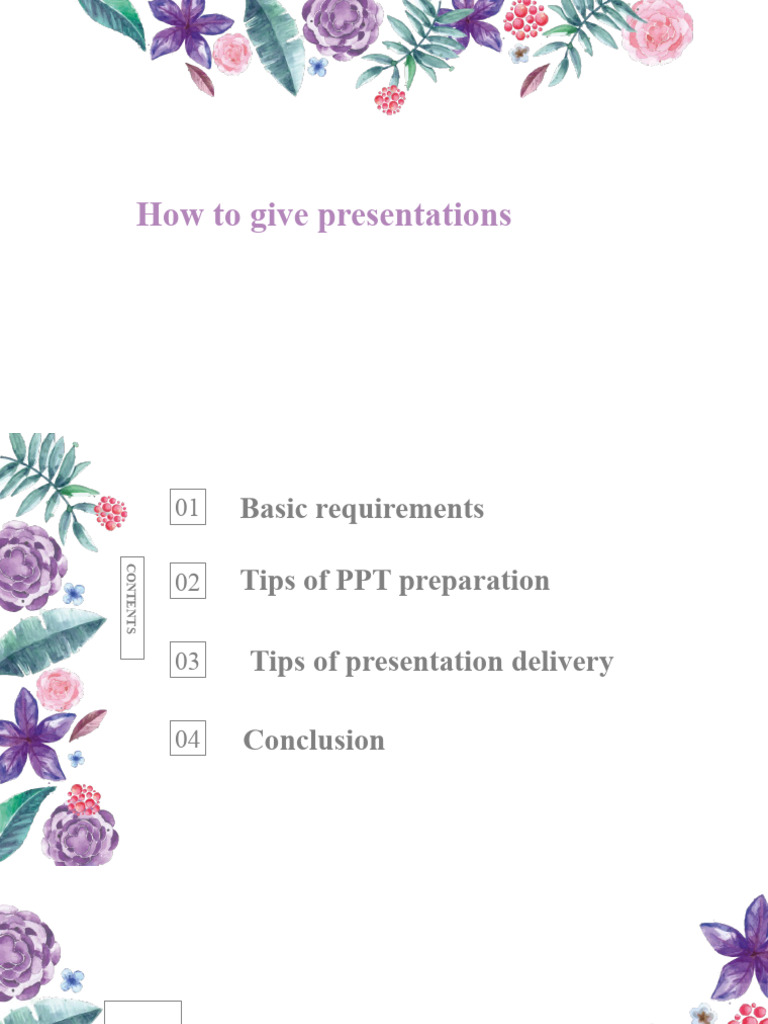Lesson 3 How To Give Presentations | PDF | Ralph Waldo Emerson | Transcendentalism