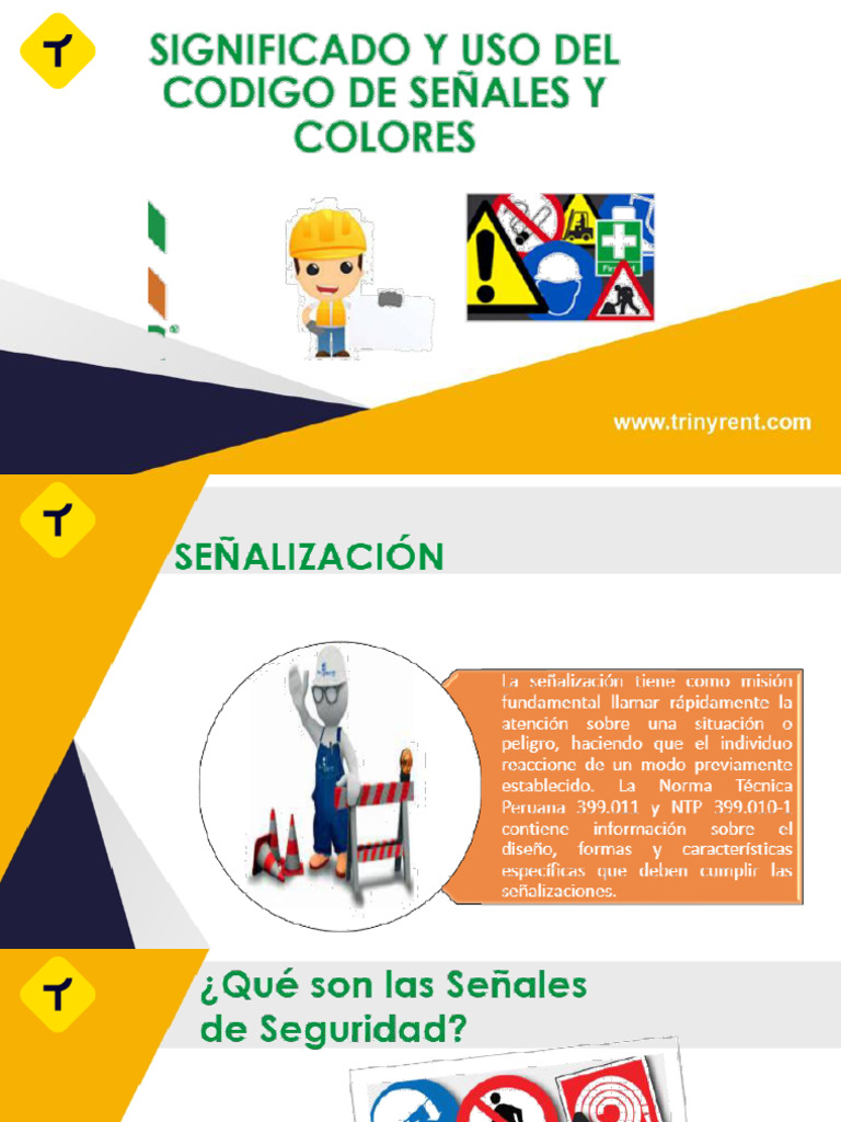 Significado y Uso de Código de Señales y Colores | PDF