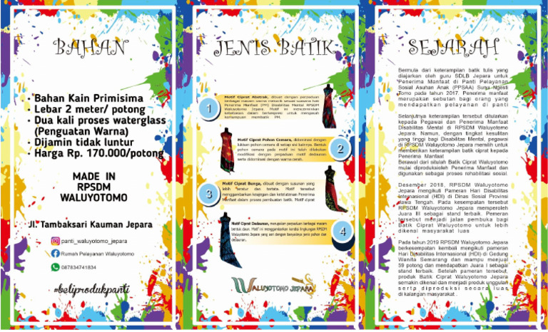 Leaflet Batik2 | PDF