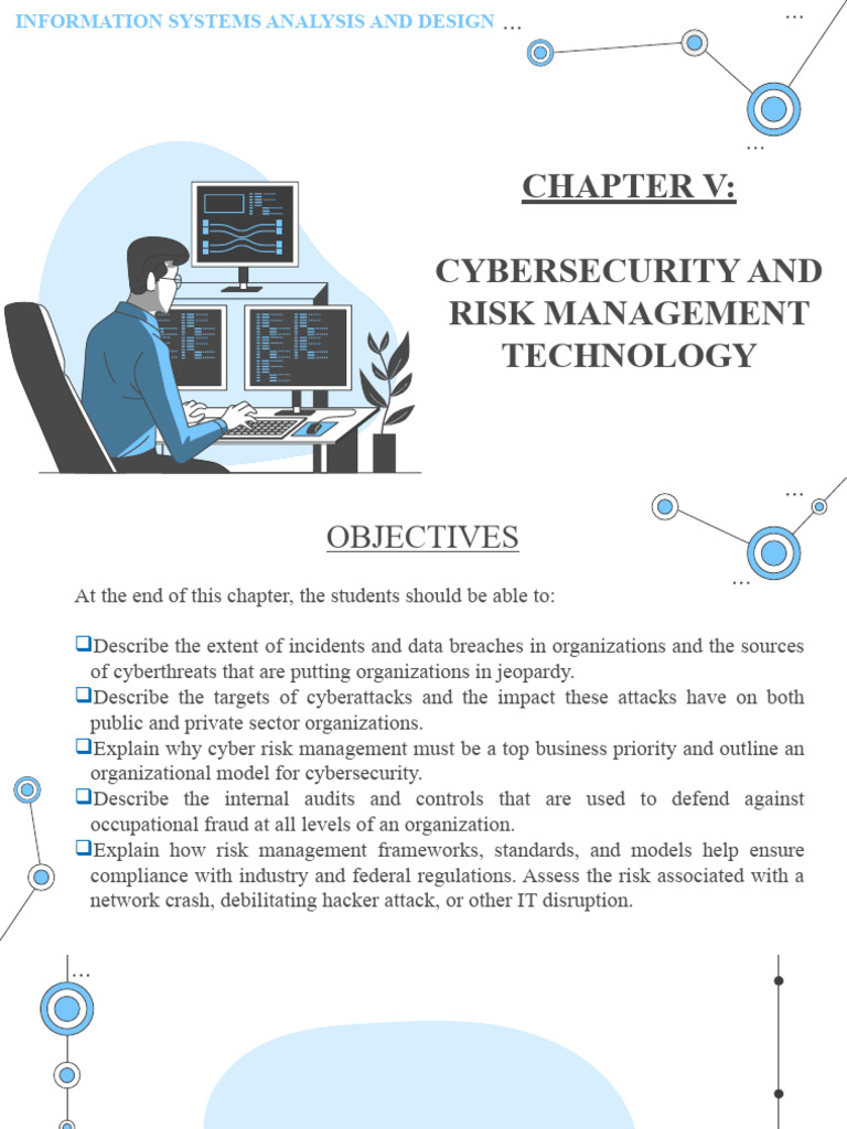 Chapter 5. Cybersecurity and Risk Management Technology (1) | PDF ...