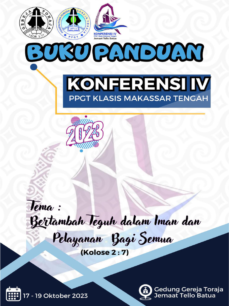 Buku Panduan Konferensi IV PPGT KMTG | PDF