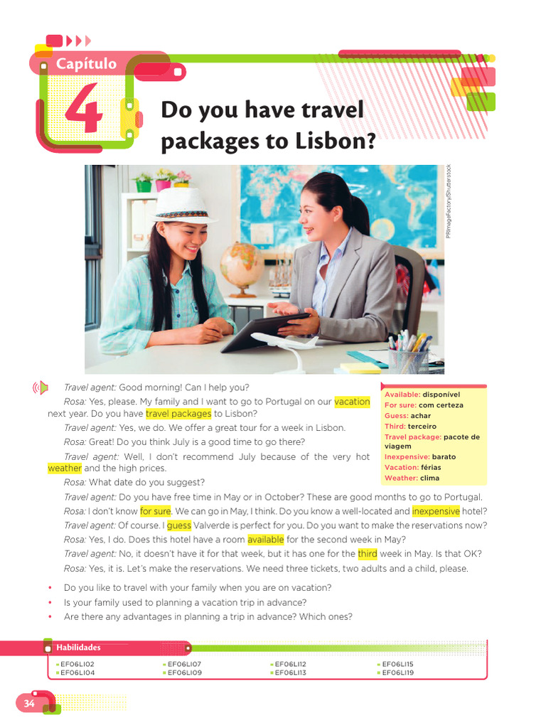 Do You Have Travel Packages To Lisbon | PDF