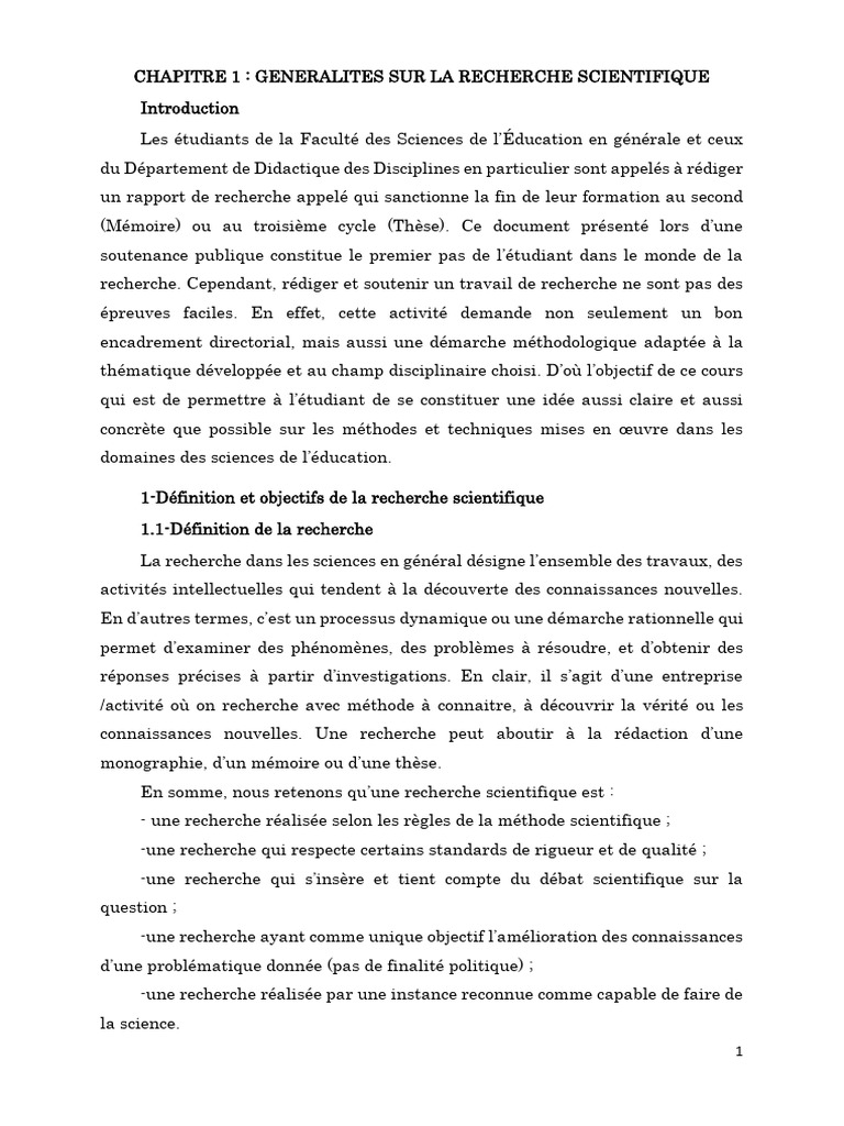 Cours Magistral DID 233 | PDF