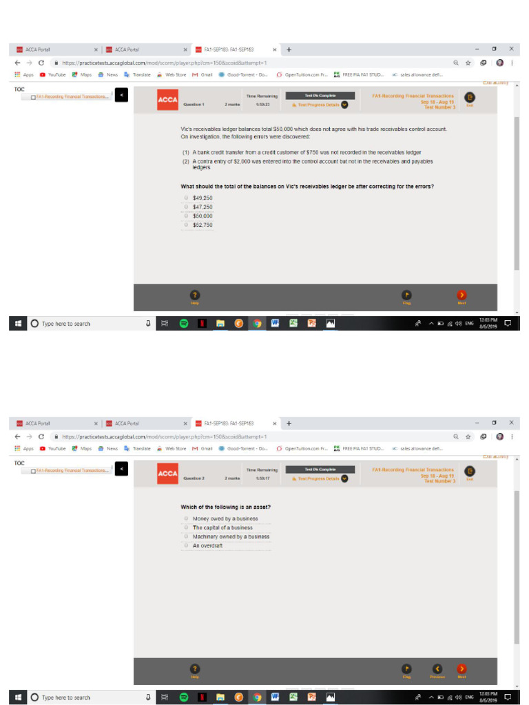 FA1 Test 3 PDF | PDF