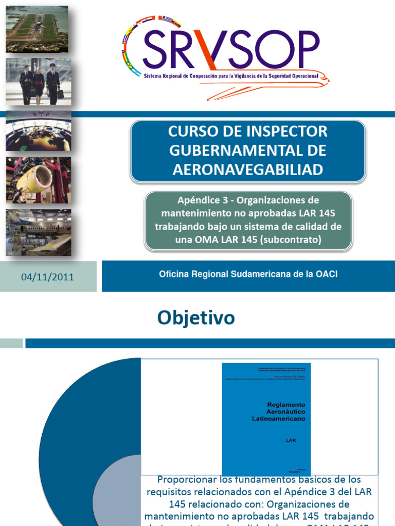 20 - LAR 145 - Ap - Ndice 3 - Organizaciones de Mantenimiento No Aprobadas LAR 145 Trabajando ...