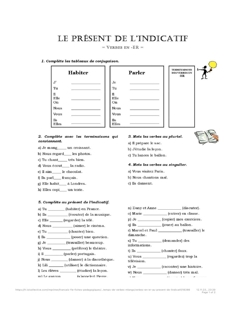 Impression - FLE Français Fiches Pour L'enseignement À Distance Et Les ...
