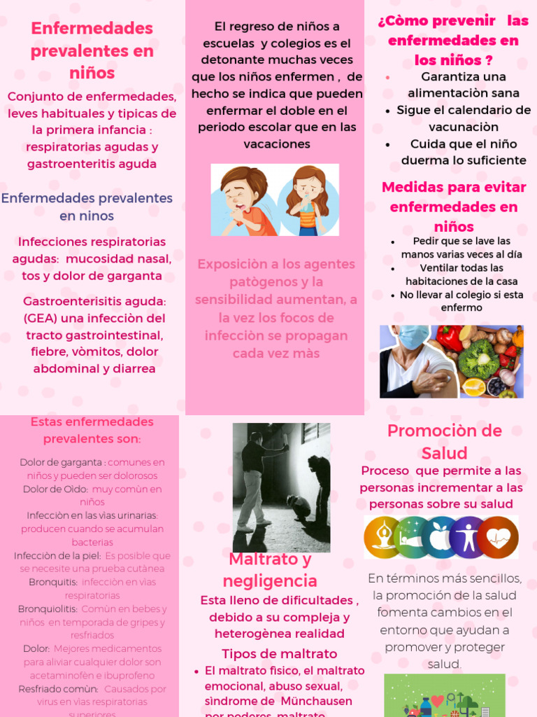 Triptico De Maltrato Infantil