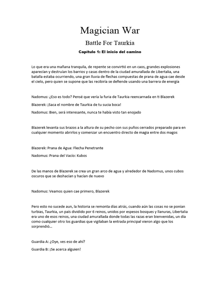 Capitulo 1 - El Inicio Del Camino | PDF Capitulo 1 - El Inicio Del Camino | PDF