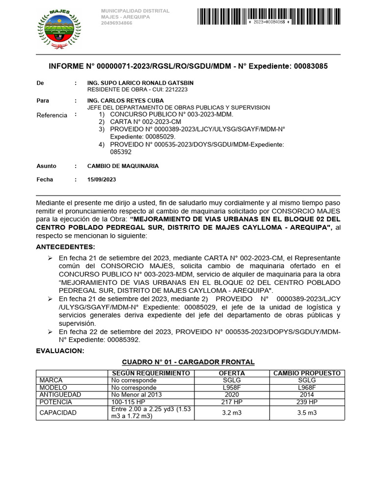 Informe 00000071 2023 | PDF