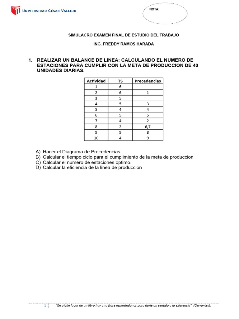 Simulacro Final | PDF