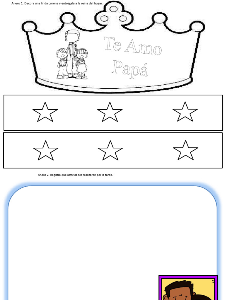 Cuadernillo De Trabajo Dia Del Padre Pdf