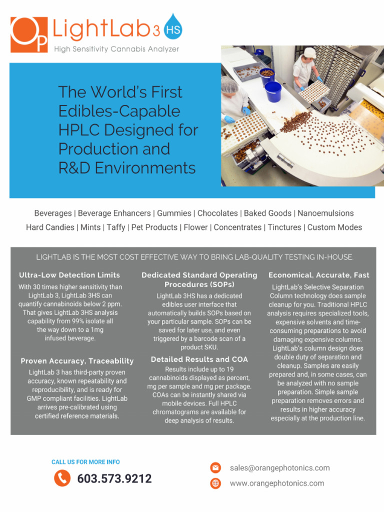 LightLab 3 High Sensitivity | PDF