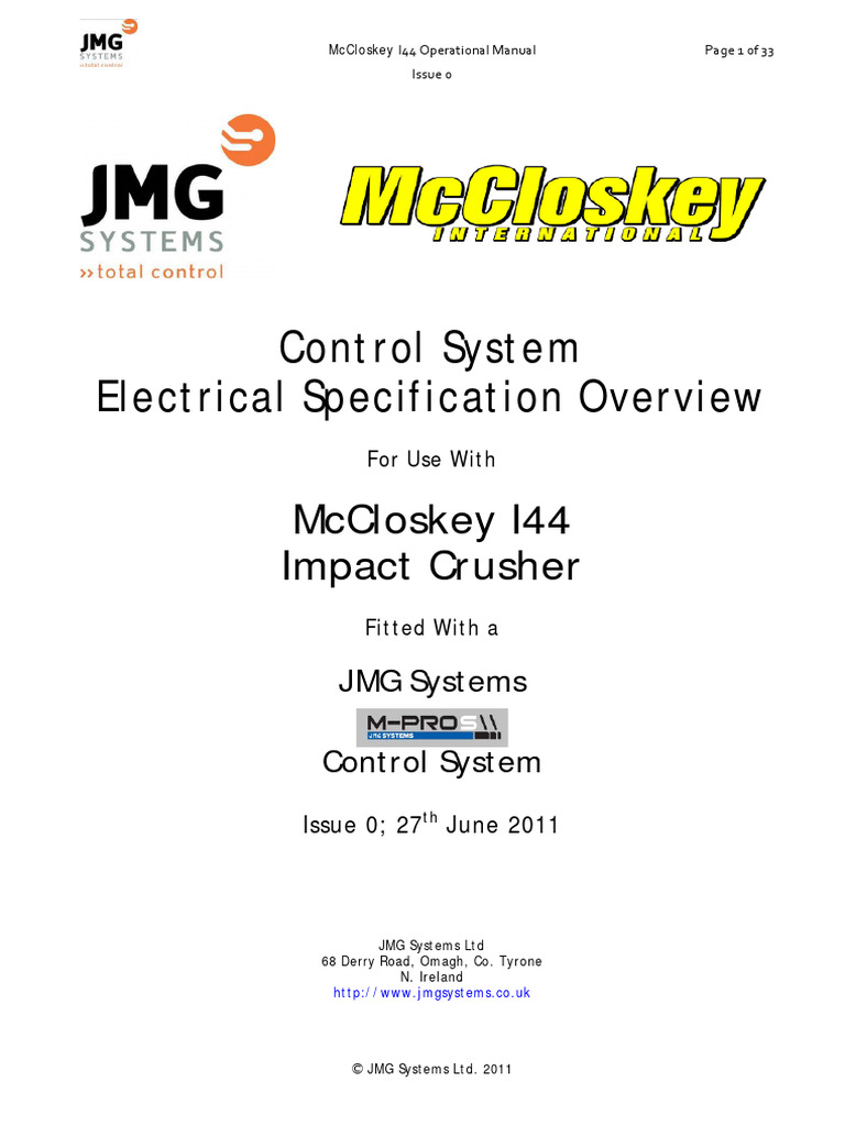Part 2 I44 Electrical Operational Manual REV000 | PDF