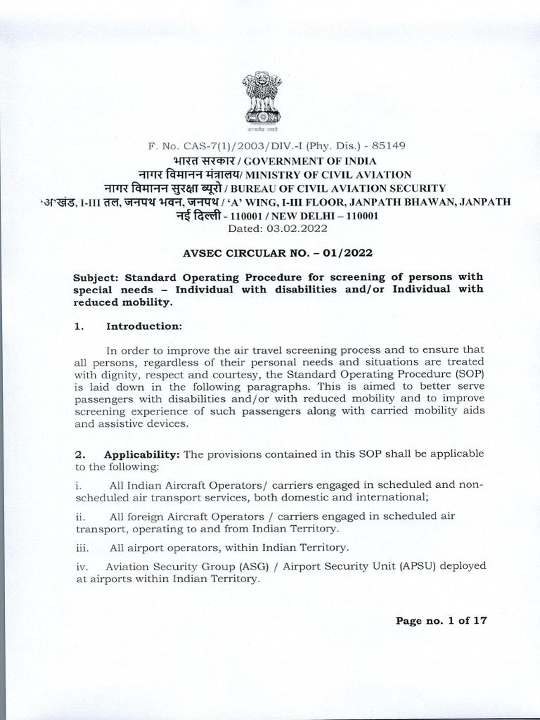 AVSEC_Circular_No_01_2022_0001 | PDF