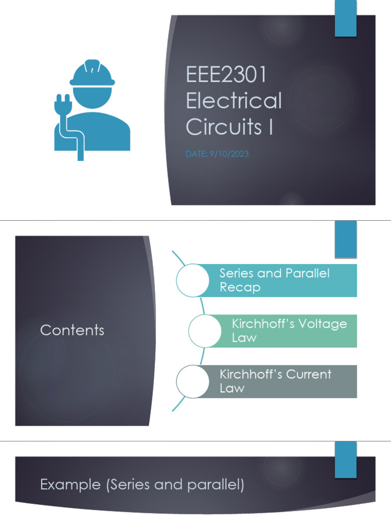Lec 2 - EEE2301 Electrical Circuits I | PDF