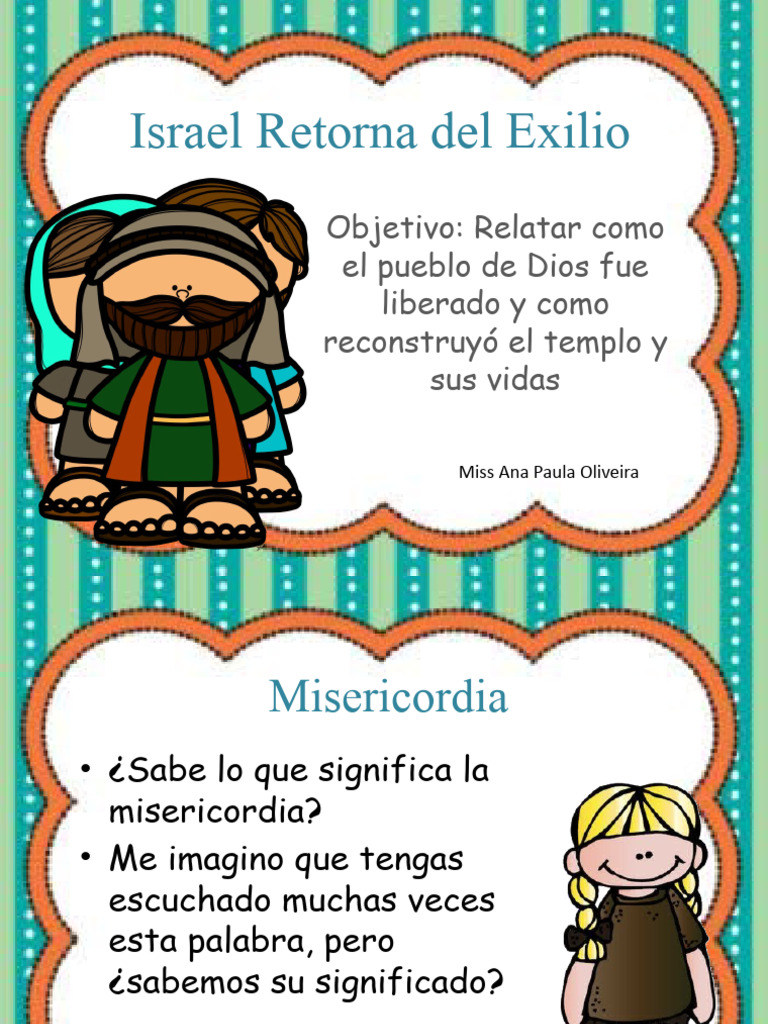 Semana 30 - Israel Retorna Del Exilio | PDF | Templo en jerusalén | Ezra