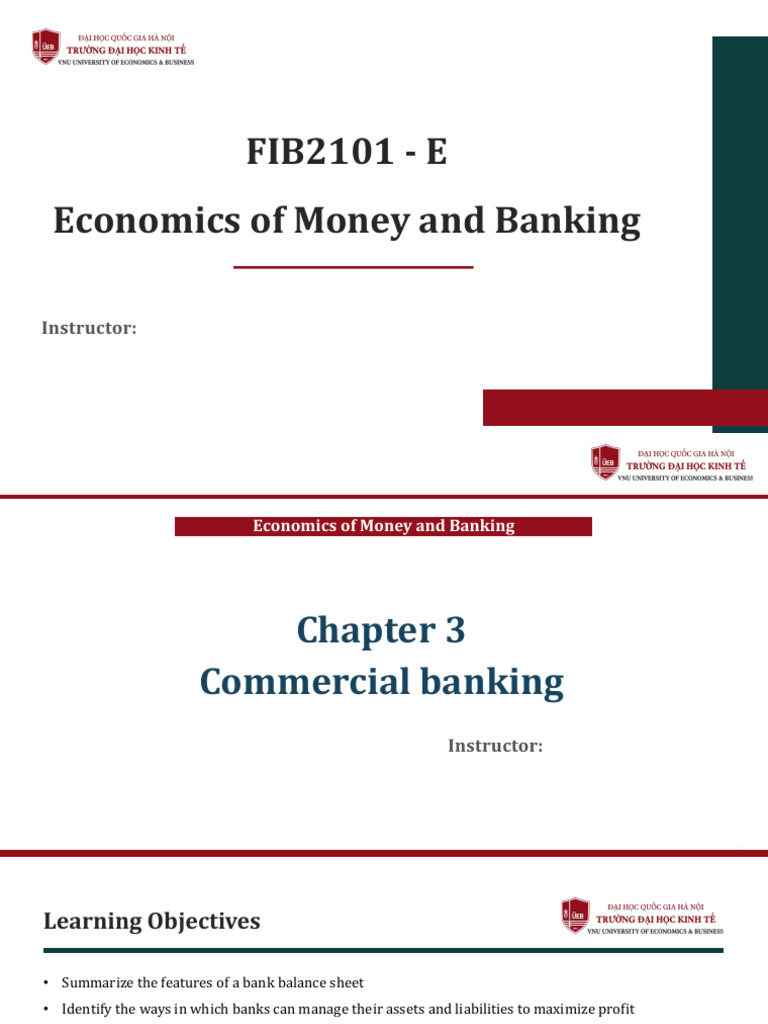 Chapter 3 Commercial Banking | PDF