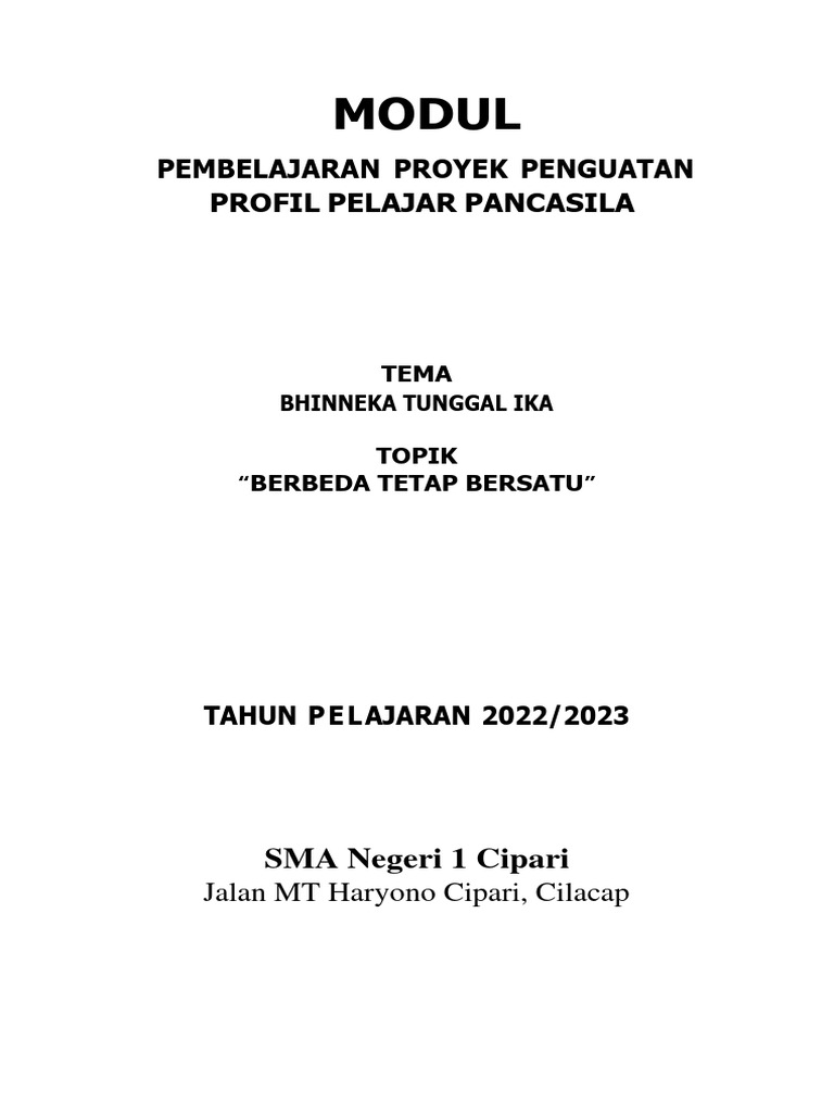 Modul Proyek | PDF