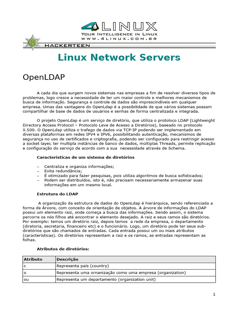 Apostila Openldap | PDF