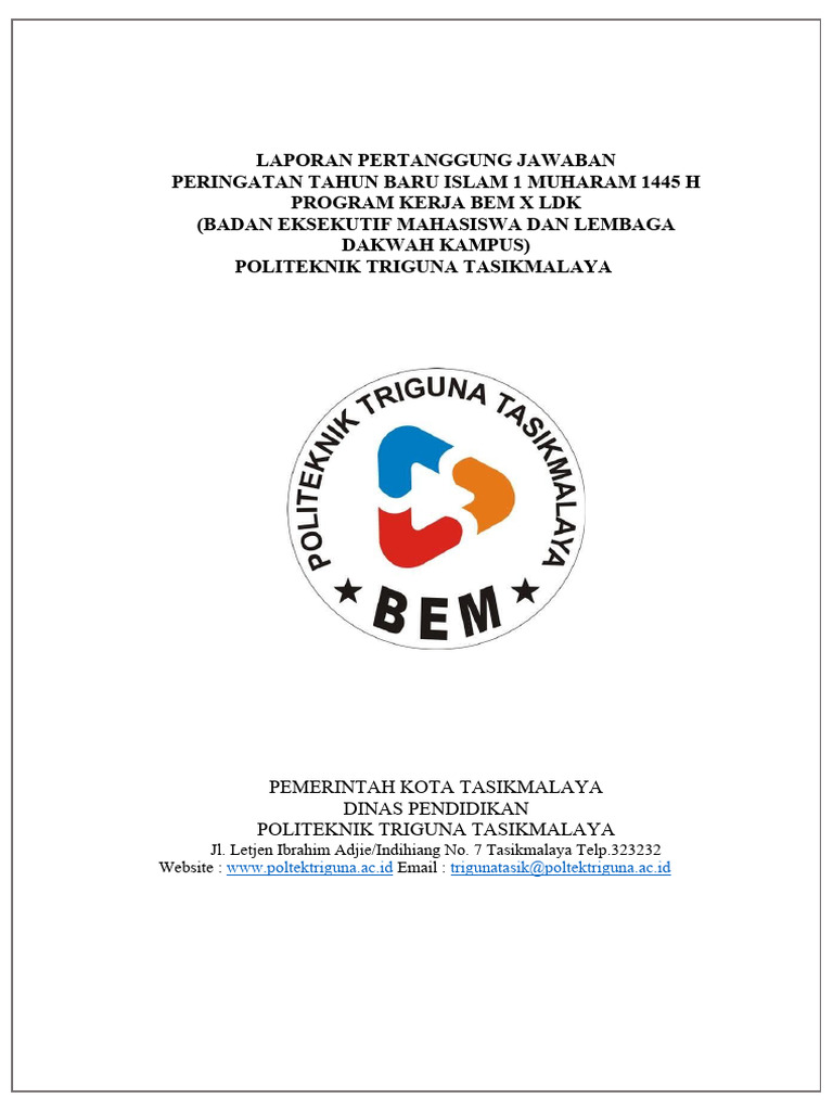 LPJ 1 Muharam 1445 H | PDF