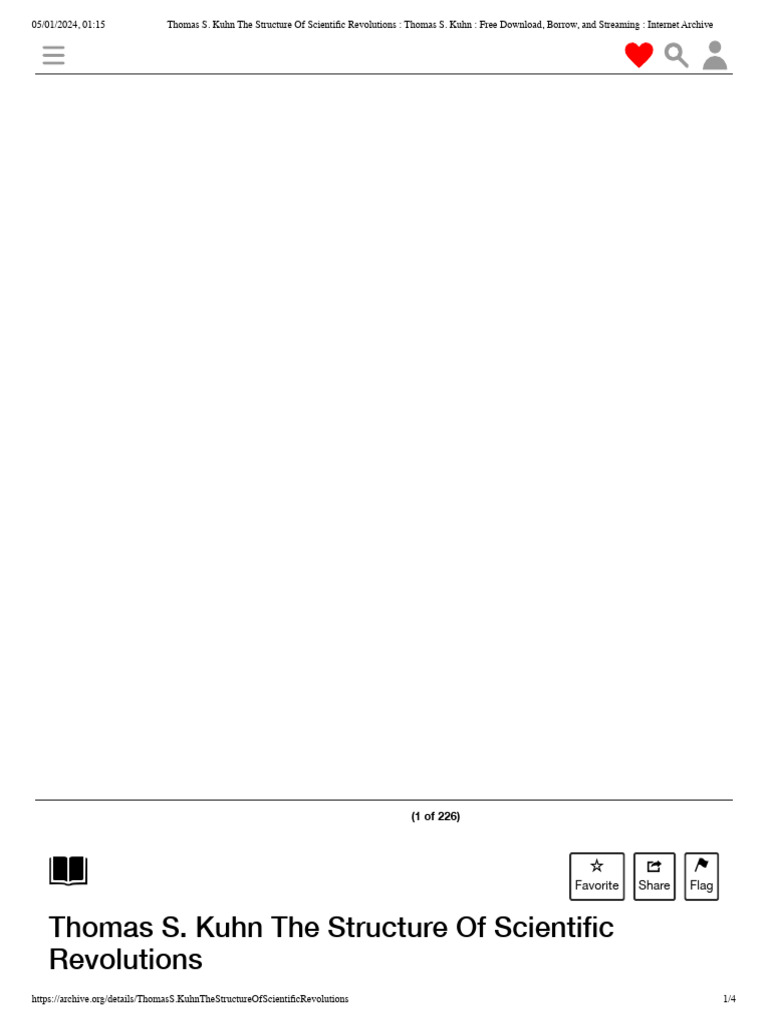 Thomas S. Kuhn The Structure of Scientific Revolutions - Thomas S. Kuhn ...