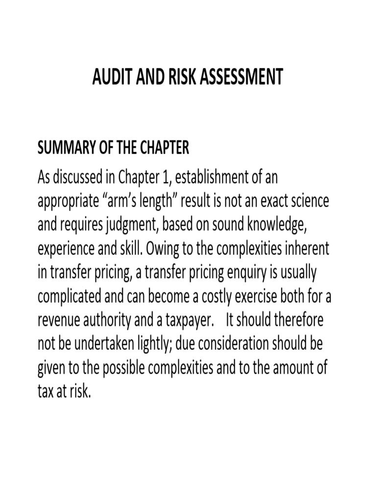 Audit Assessment Chapter | PDF