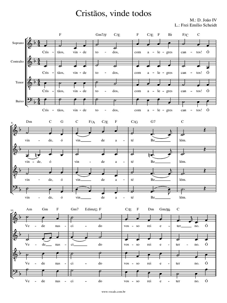 Cristãos, Vinde Todos | PDF | Teologia | Conceitos de Deus