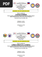 BSP GSP Certificate | PDF