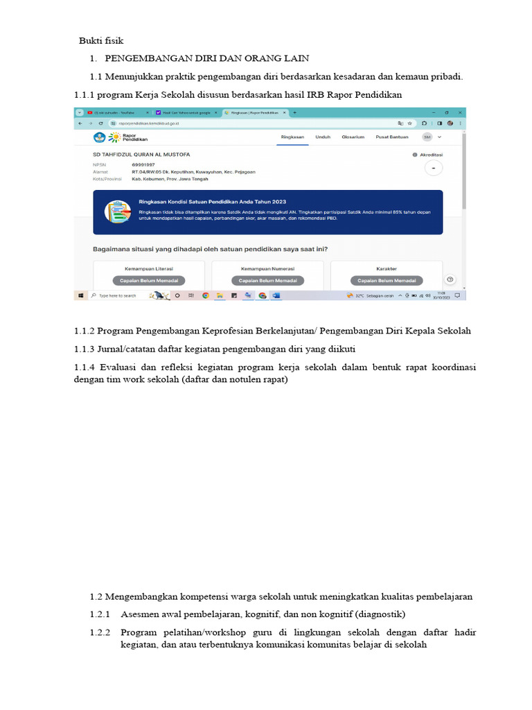 Workshop Kurikulum Merdeka SDTQ Al Mustofa | PDF