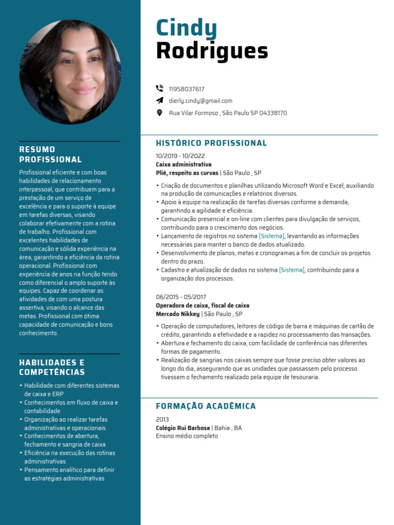 Cindy Rodrigues | PDF | Comunicação | Tesouro