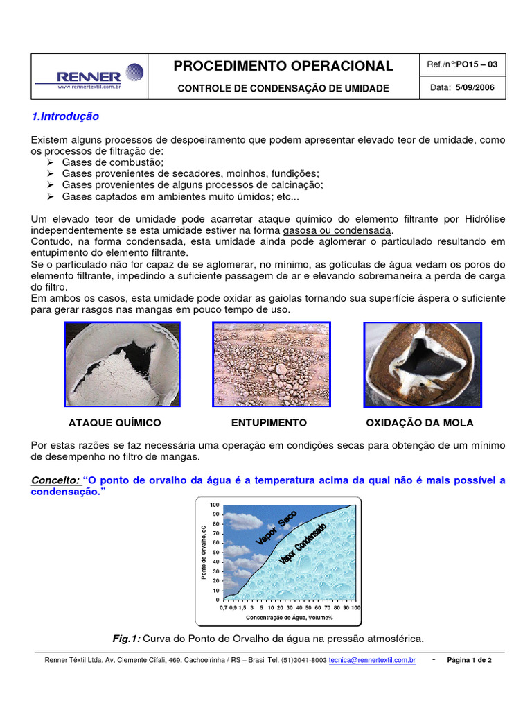 Po15-03 - Controle Da Condensação de Umidade - 2p | PDF | Umidade ...