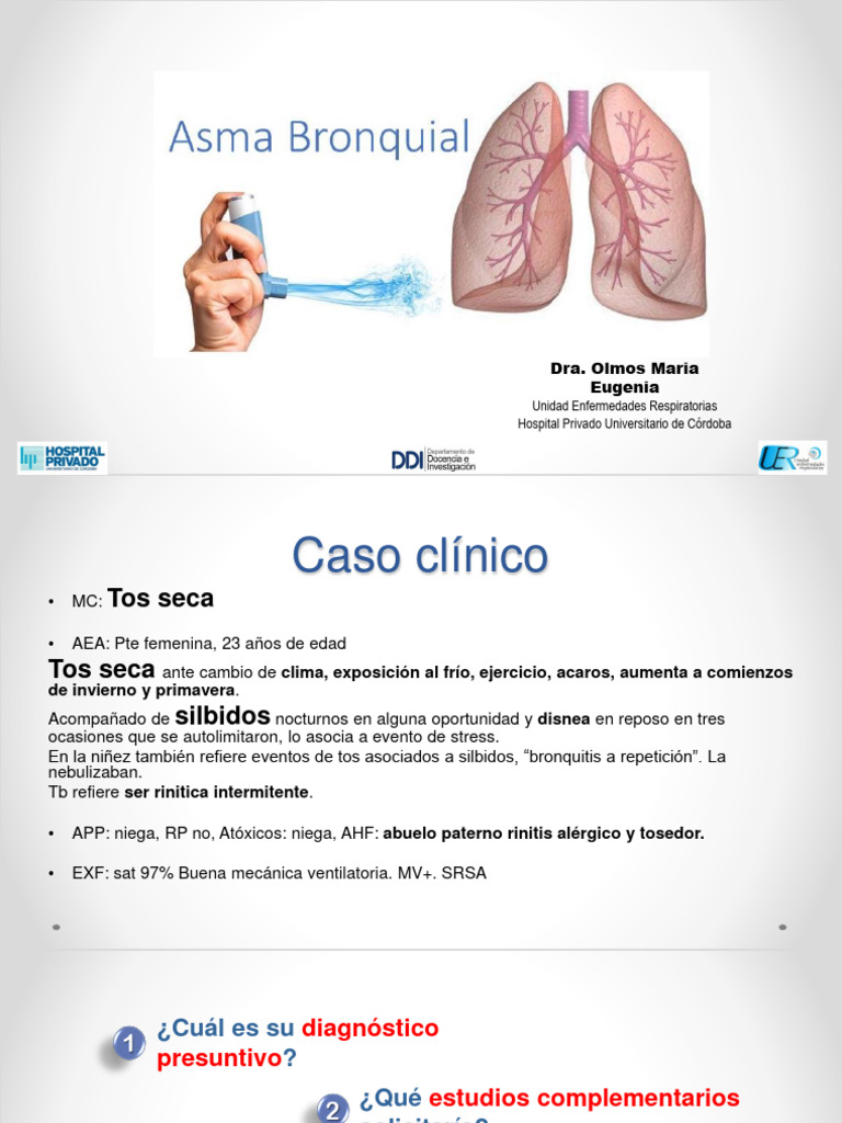 Manejo del Asma: Diagnóstico y Tratamiento | PDF