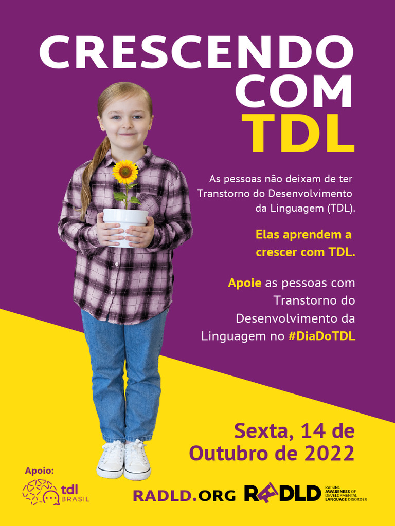 Brazilian Portuguese Growing With DLD 2022 Poster Template A4 | PDF ...