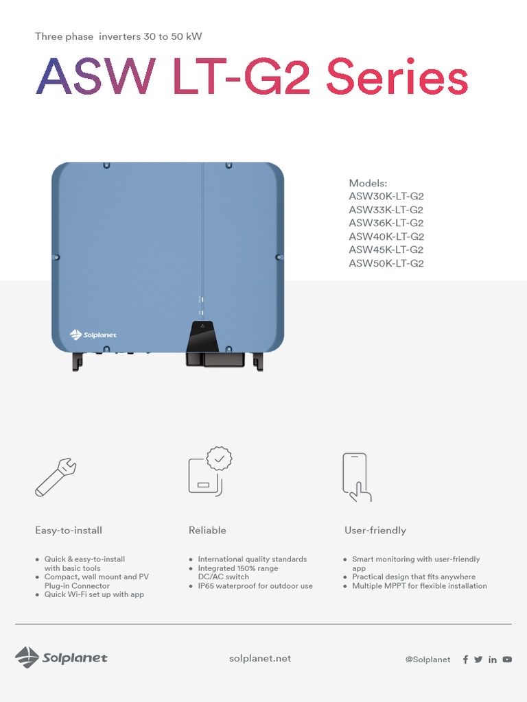 Datasheet ASW 30 50K LT G2 Serie 0421 - en - Web | PDF
